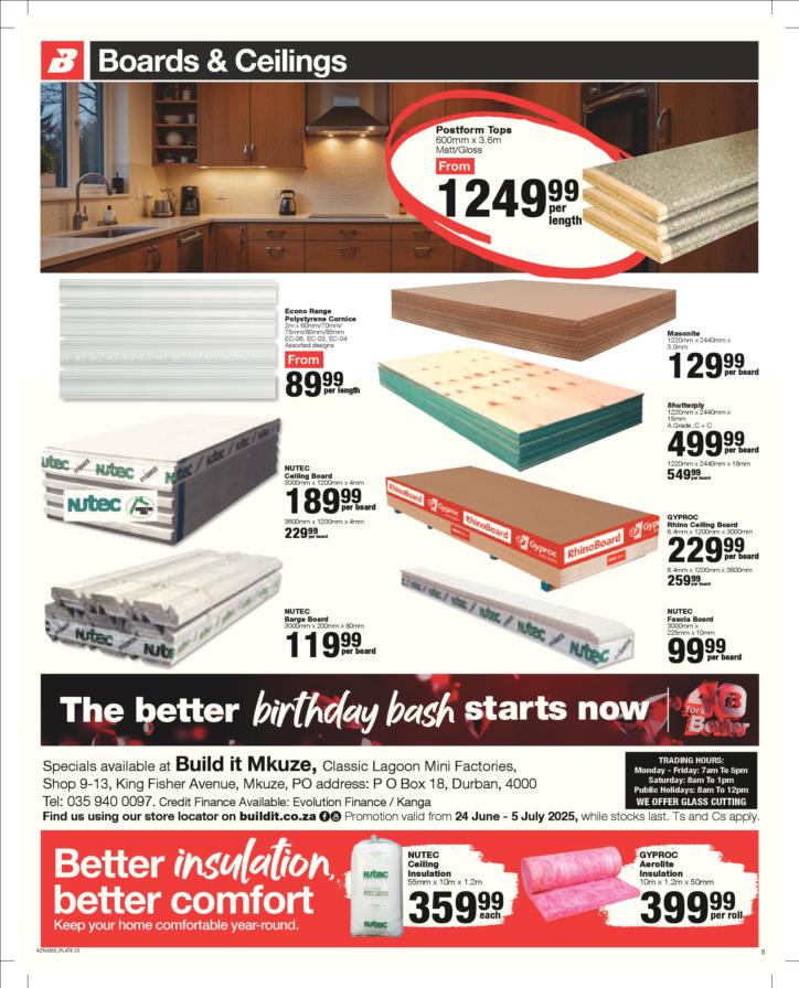 Build it - Mkuze KwaZulu Natal