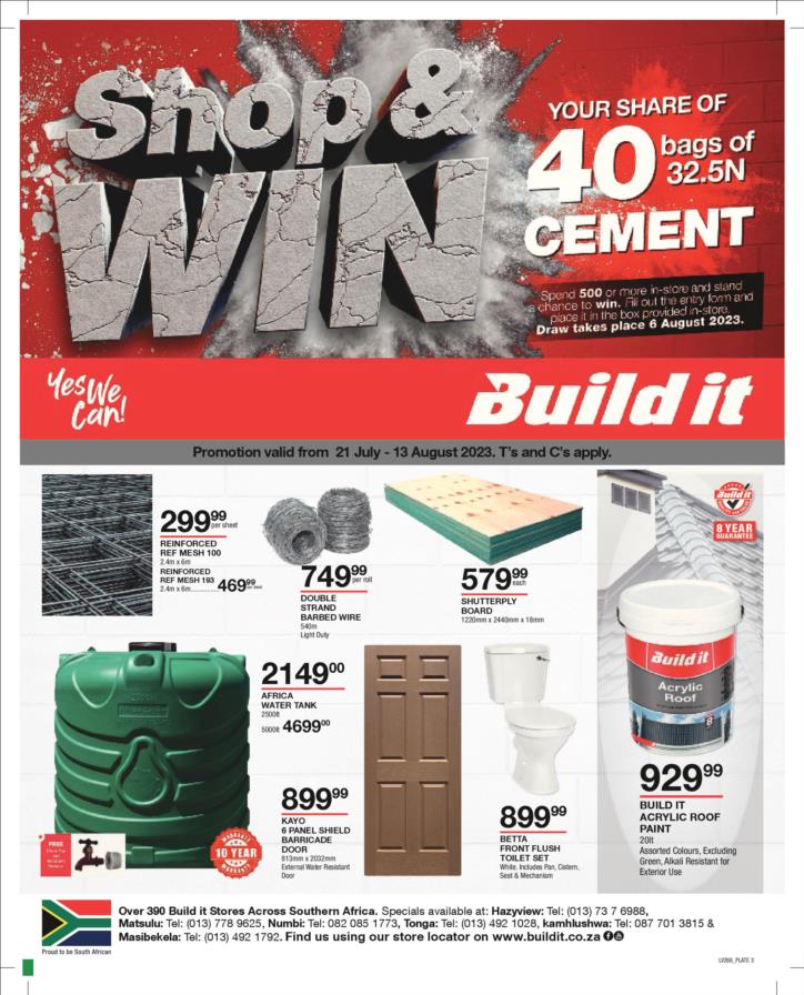 Build it - build it kamhlushwa mpumalanga