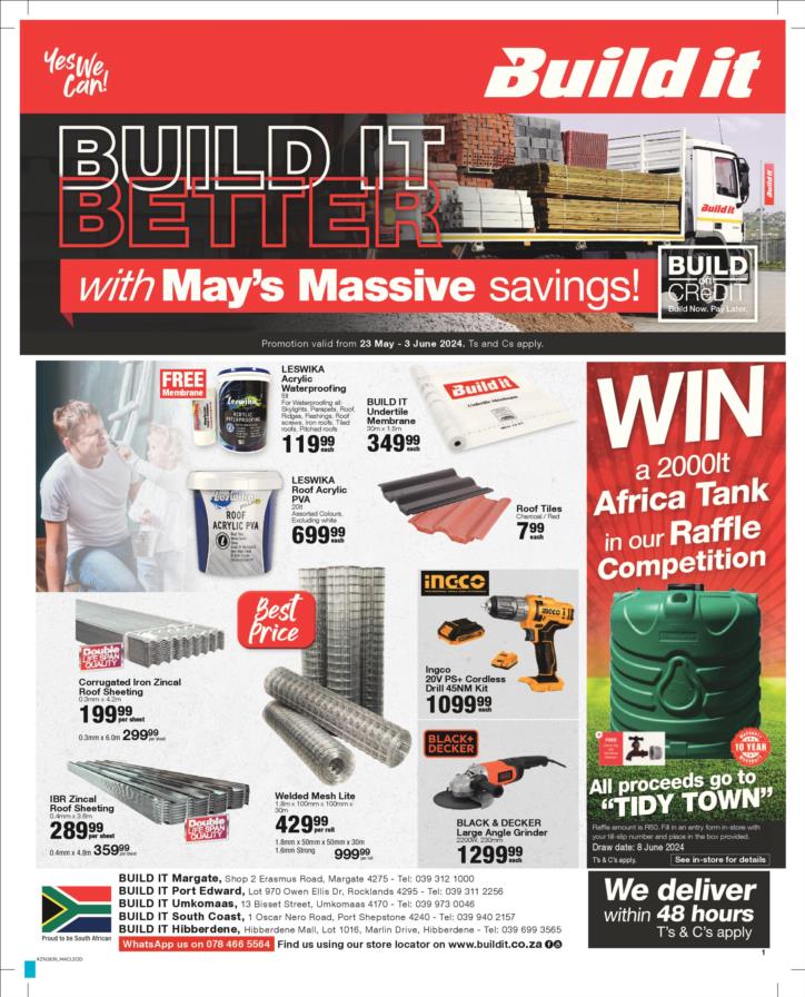 Build it - build it south coast kwazulu natal