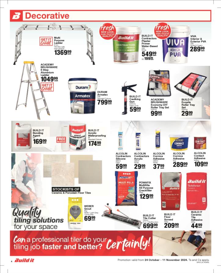 Build it - King Eastern Cape