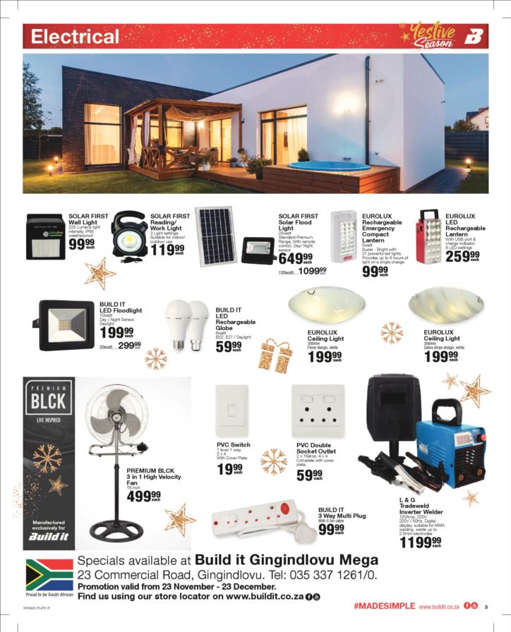 Build it - build it gingindlovu mega kwazulu natal
