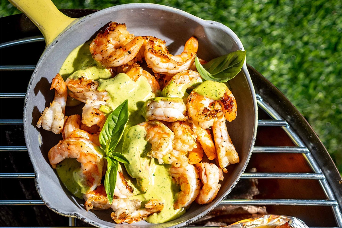 SPAR - Prawns with Herby Hollandaise Recipe