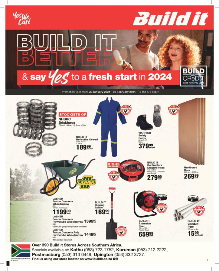 Build it - Kuruman Northern Cape
