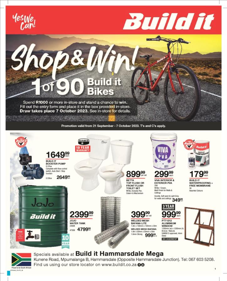 Build it - build it hammarsdale kwazulu natal