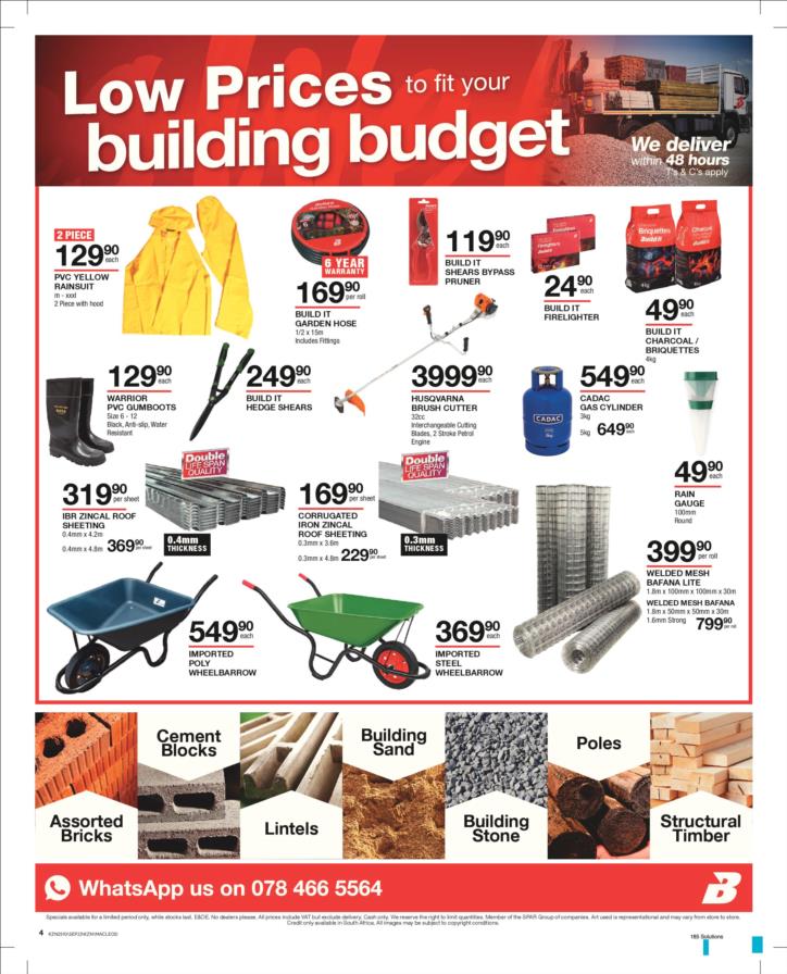 Build it - Port Edward KwaZulu Natal