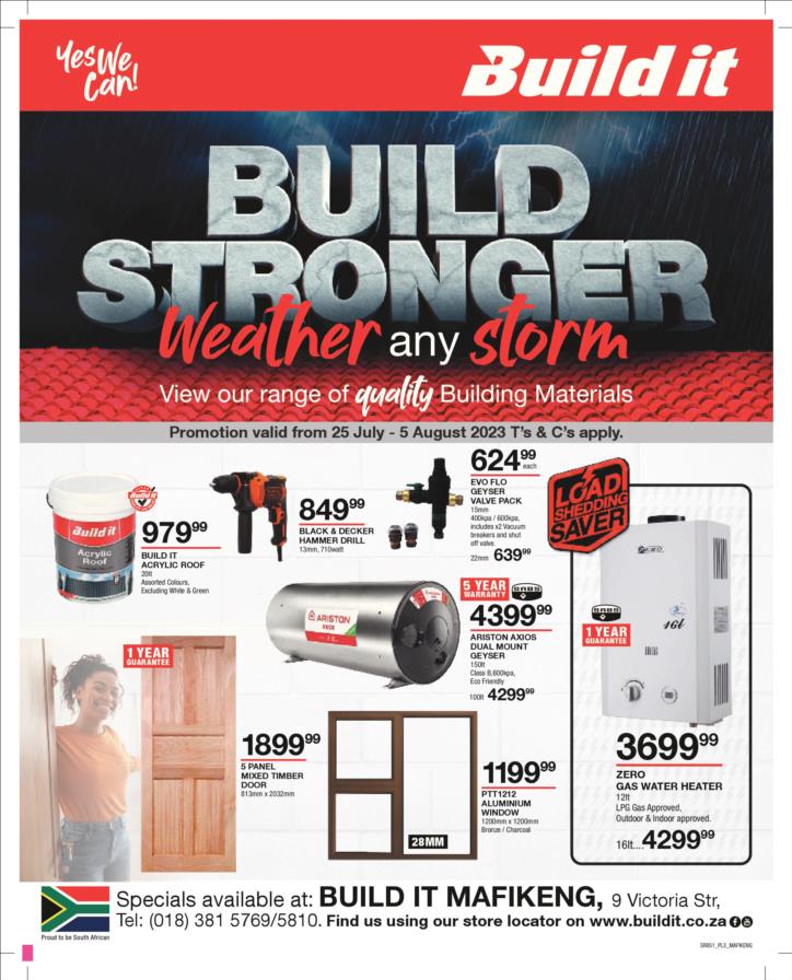 Build it - Mafikeng North West Province