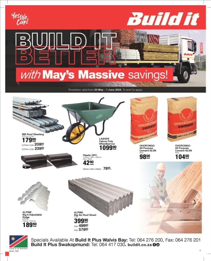 Build it - Walvis Bay Namibia