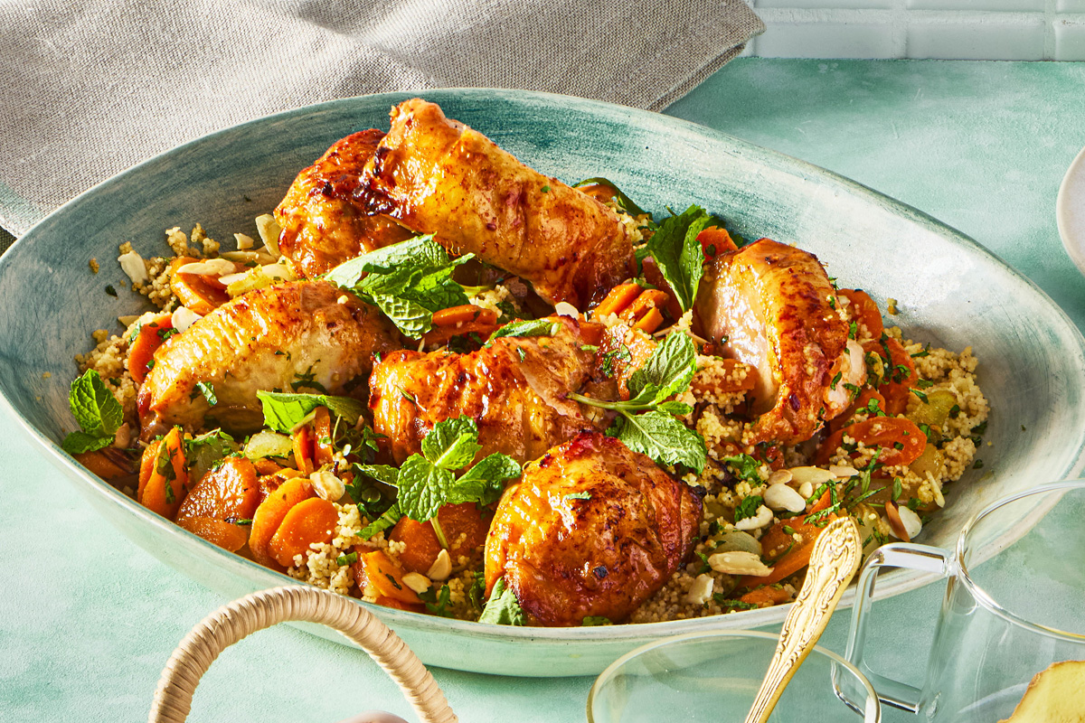 SPAR - Moroccan Grains Chicken Salad Recipe