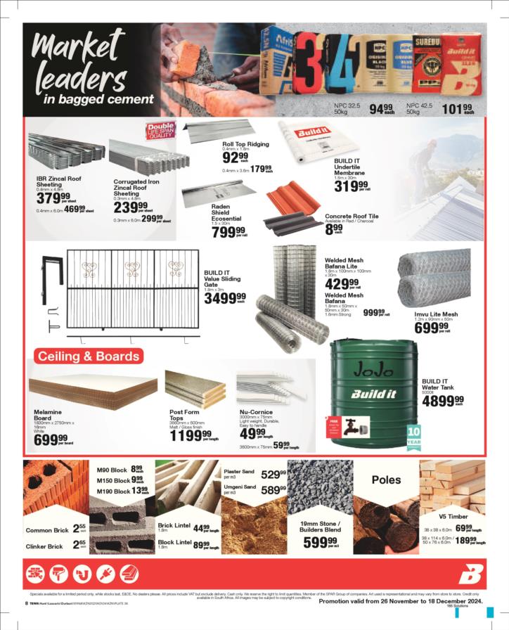 Build it - Howick Mega KwaZulu Natal