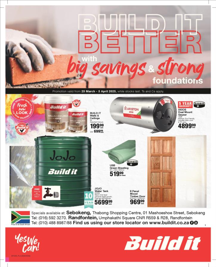 Build it - Randfontein Gauteng