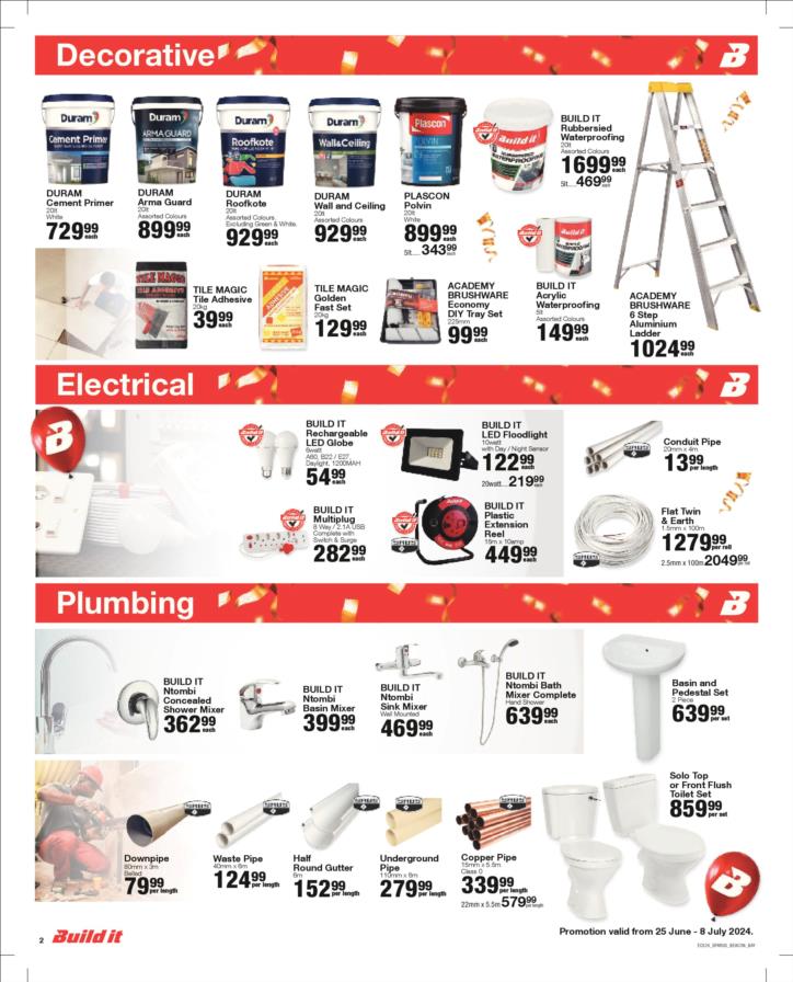 Build it - Spargs Beacon Bay Eastern Cape