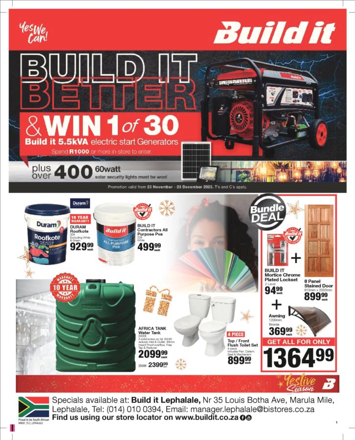 Build it - build it lephalale limpopo