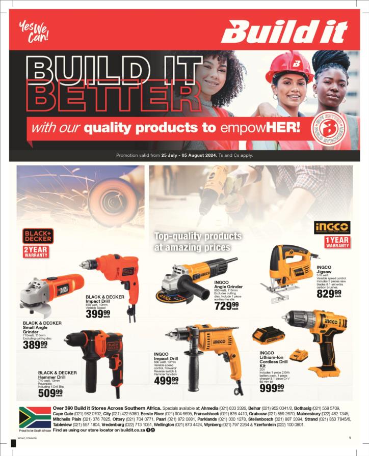 Build it - Tableview Western Cape