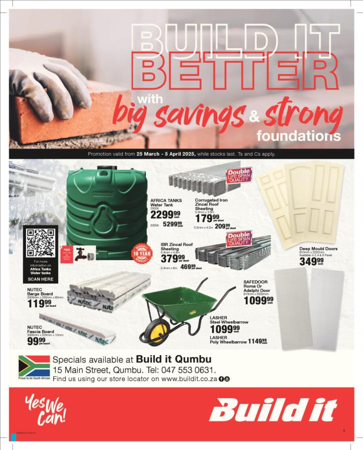 Build it - Qumbu Eastern Cape