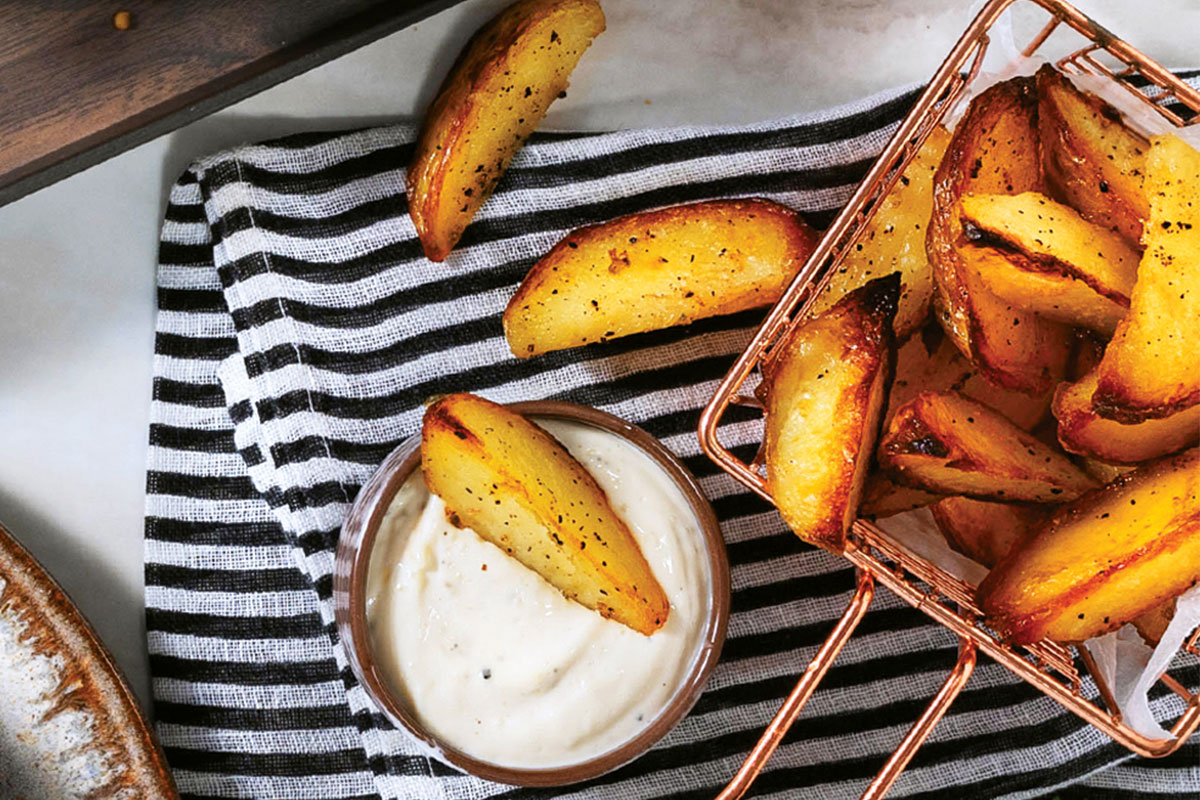 SPAR - Potato Wedges with Cheat's Aioli Recipe