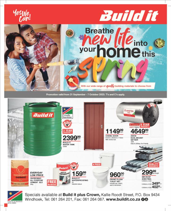 Build it - Crown Namibia