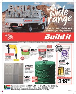 Build it - build it build save north west province