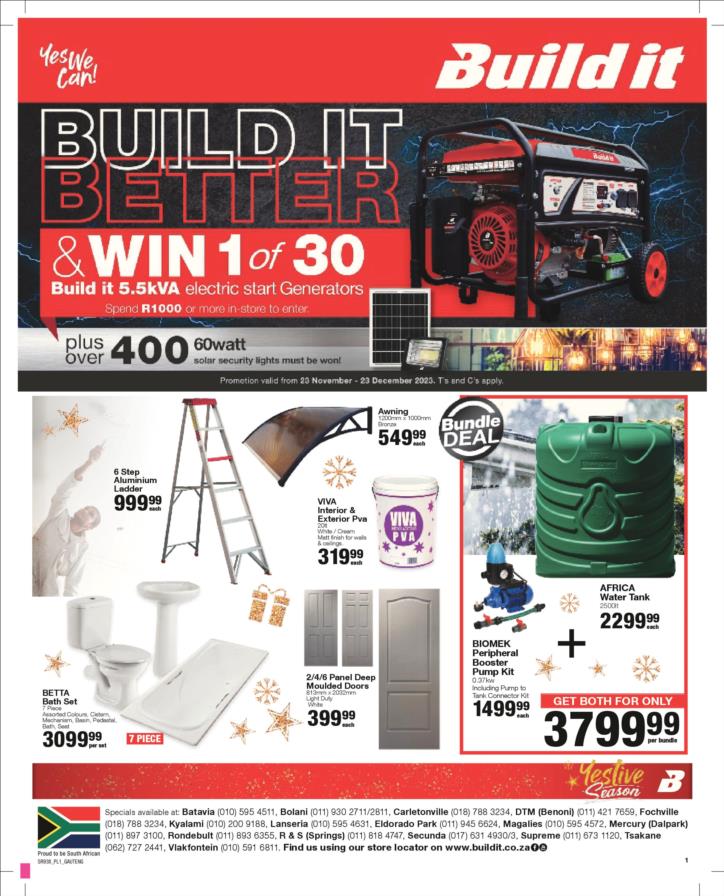 Build it - Rondebult Gauteng