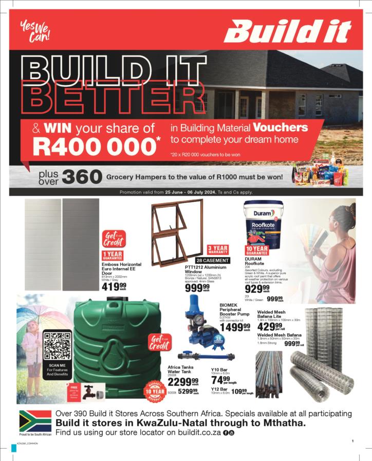 Build it - Donnybrook KwaZulu Natal