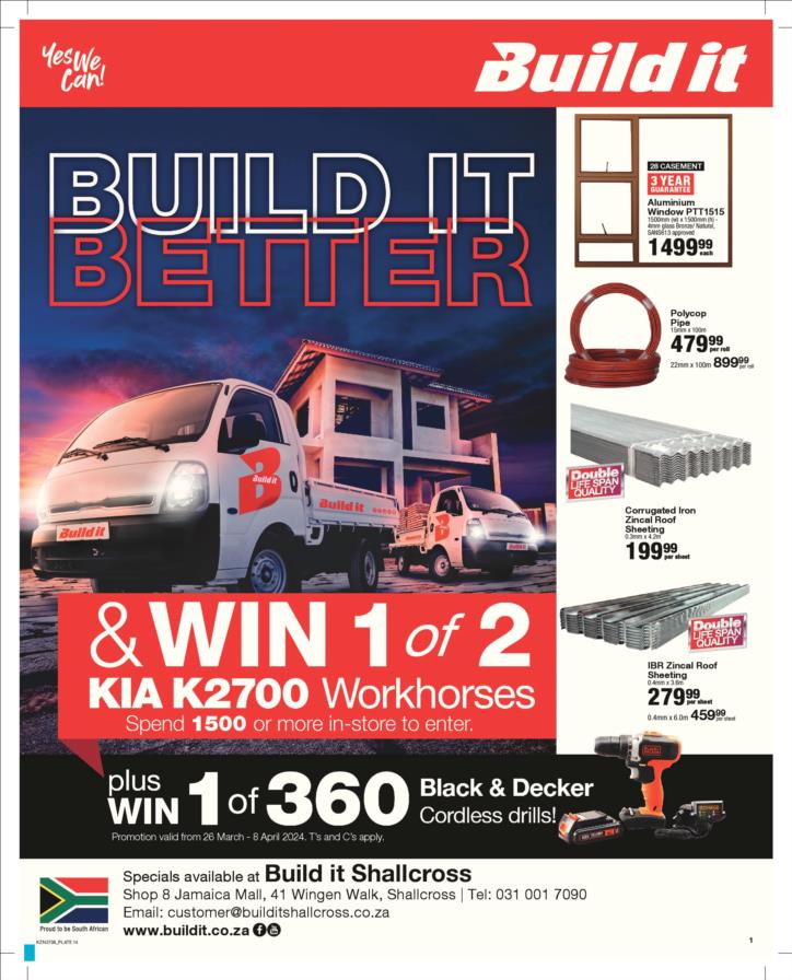 Build it - Shallcross KwaZulu Natal