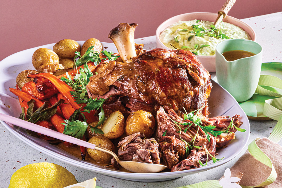 SPAR - Slow Roasted Lamb Delight with Whipped Herb Feta Recipe