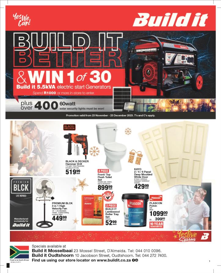 Build it - build it mosselbaai western cape