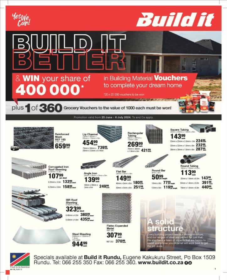 Build it - build it rundu namibia