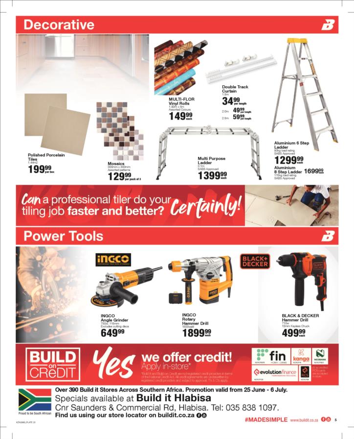 Build it - build it easi build hardware kwazulu natal