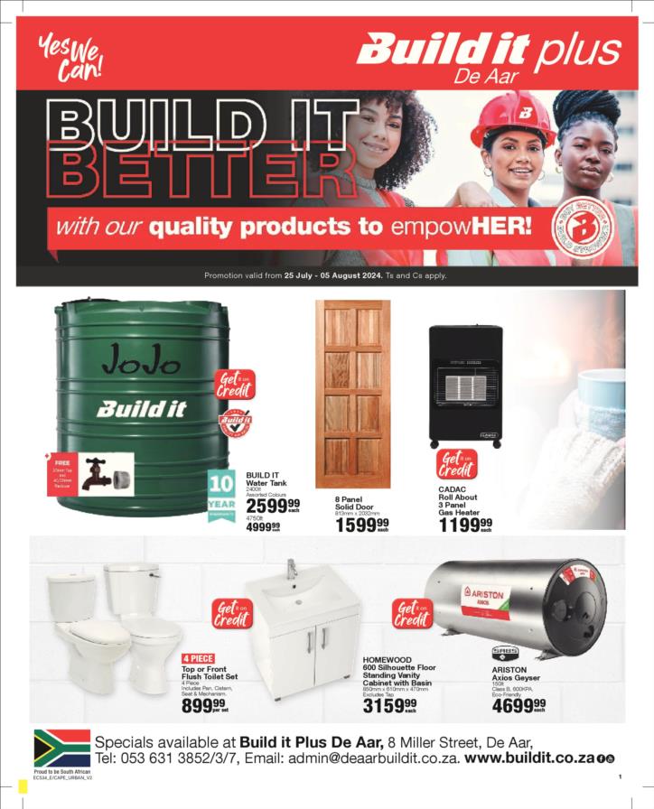 Build it - De Aar Eastern Cape