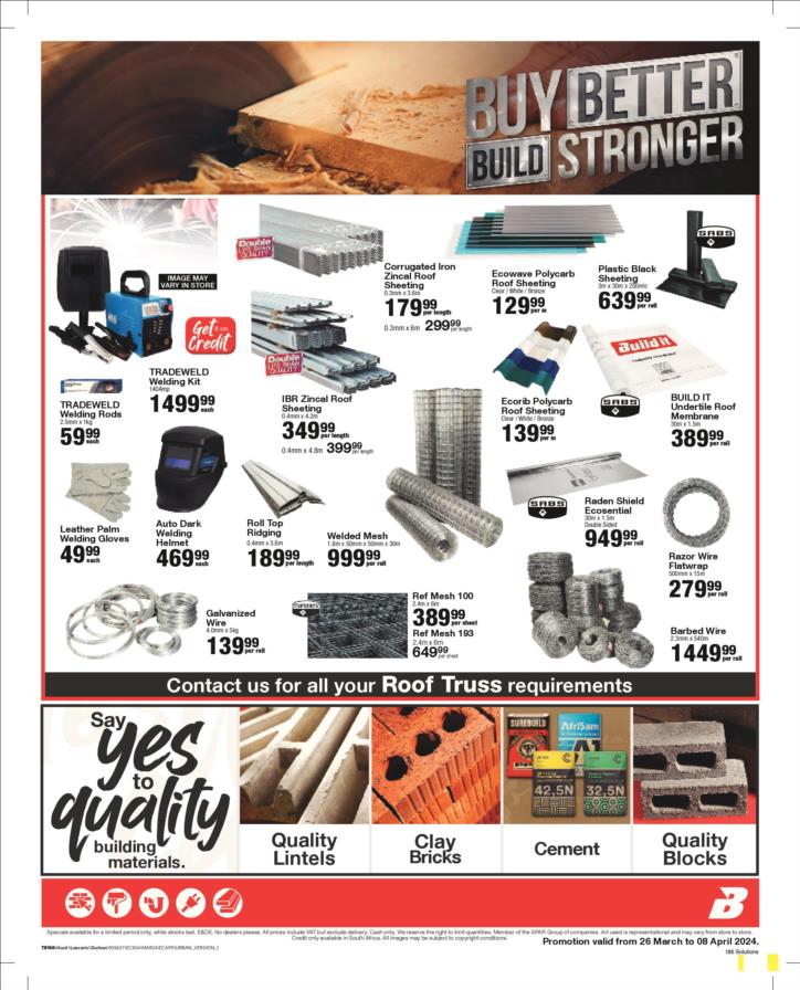 Build it - build it spargs beacon bay eastern cape