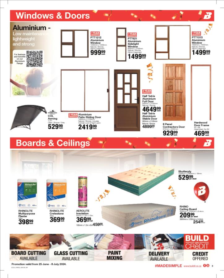 Build it - Spargs Beacon Bay Eastern Cape