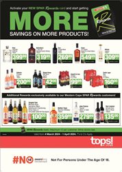 TOPS at SPAR - Specials at TOPS at SPAR