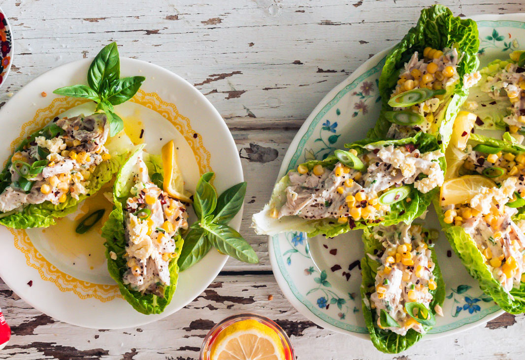 SPAR - Shredded Chicken & Sweetcorn Lettuce Wraps Recipe