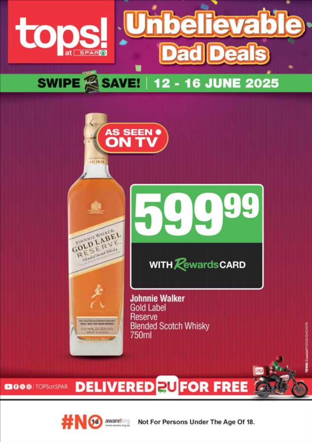 TOPS at SPAR - Specials at TOPS at SPAR