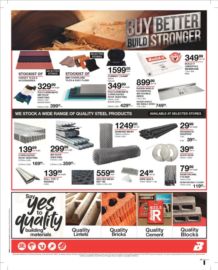 Build it - Eersterivier Western Cape