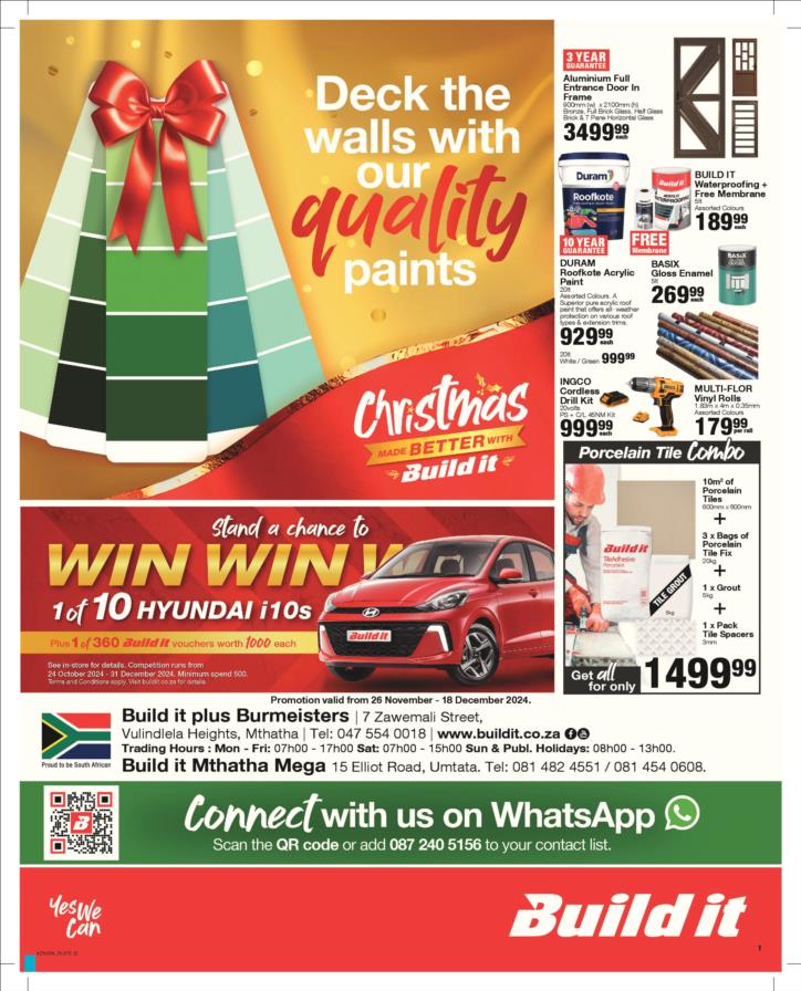 Build it - Mthatha Eastern Cape