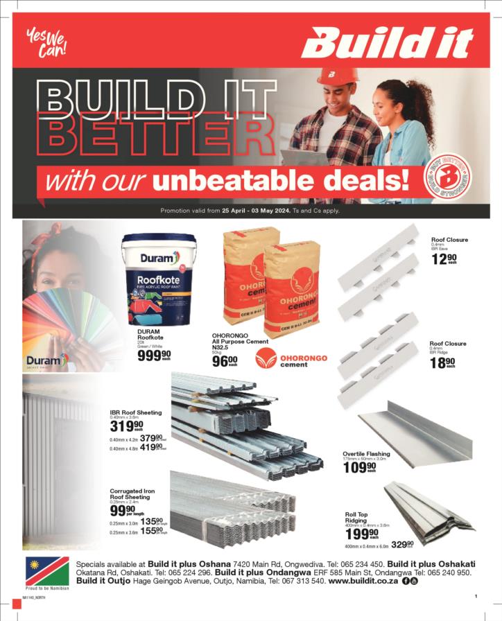 Build it - Oshakati Namibia
