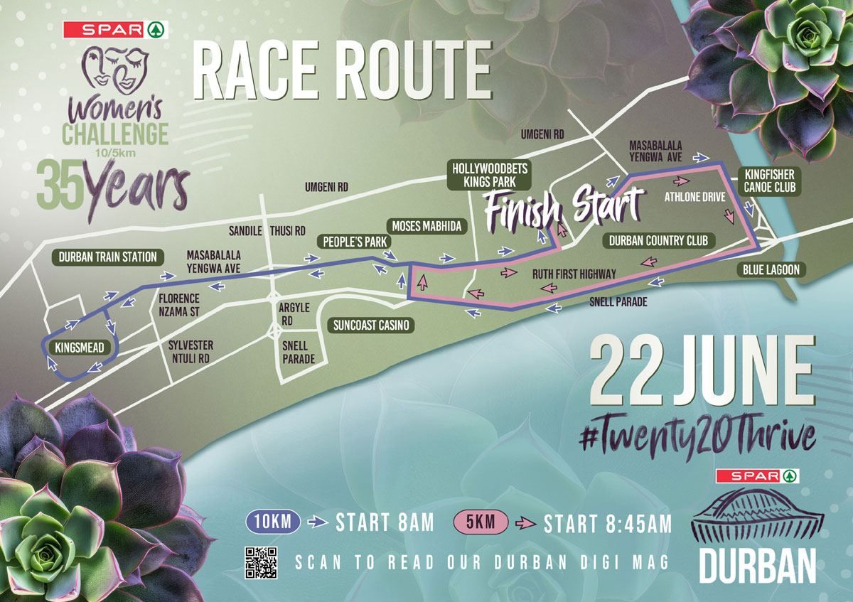 SPAR - SPAR Women's Challenge Durban - Road Closures