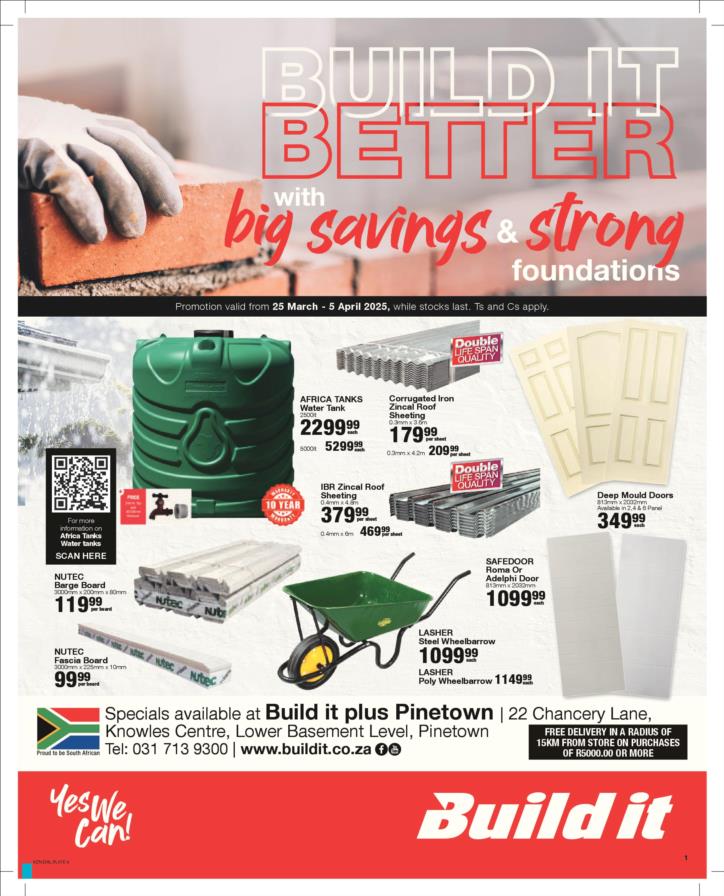 Build it - Plus Pinetown KwaZulu Natal
